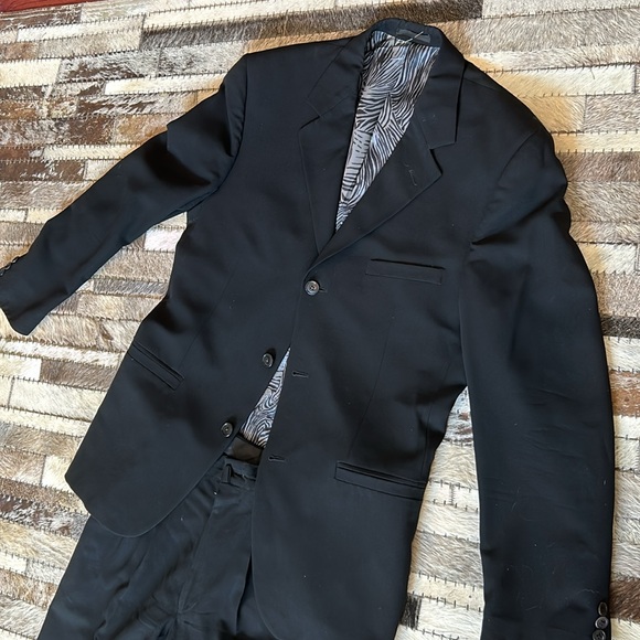 Versace | Suits & Blazers | V2 By Versace Beylerian Paris Black Two ...